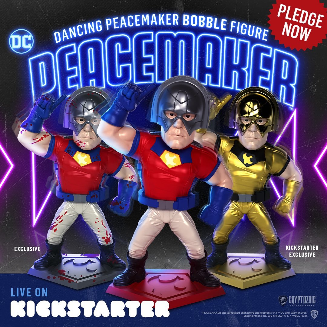 Dancing Peacemaker Bobble Figure up sur Kickstarter