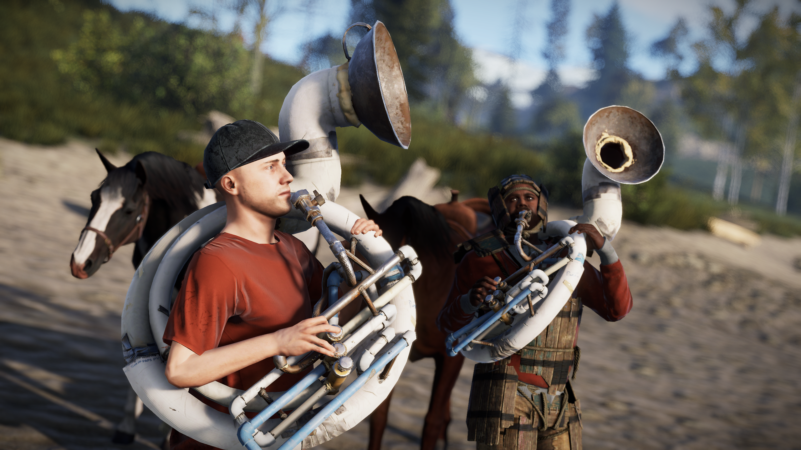 Des instruments de musique dans le DLC premium de Rust