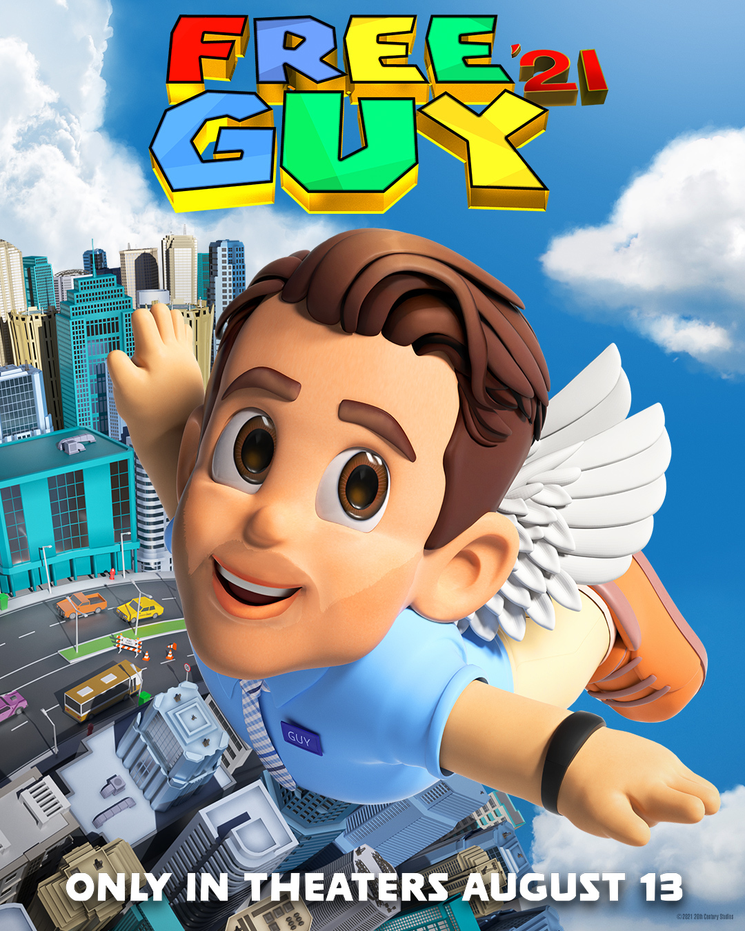 Free Guy célèbre son premier week-end en salles avec plusieurs affiches ...