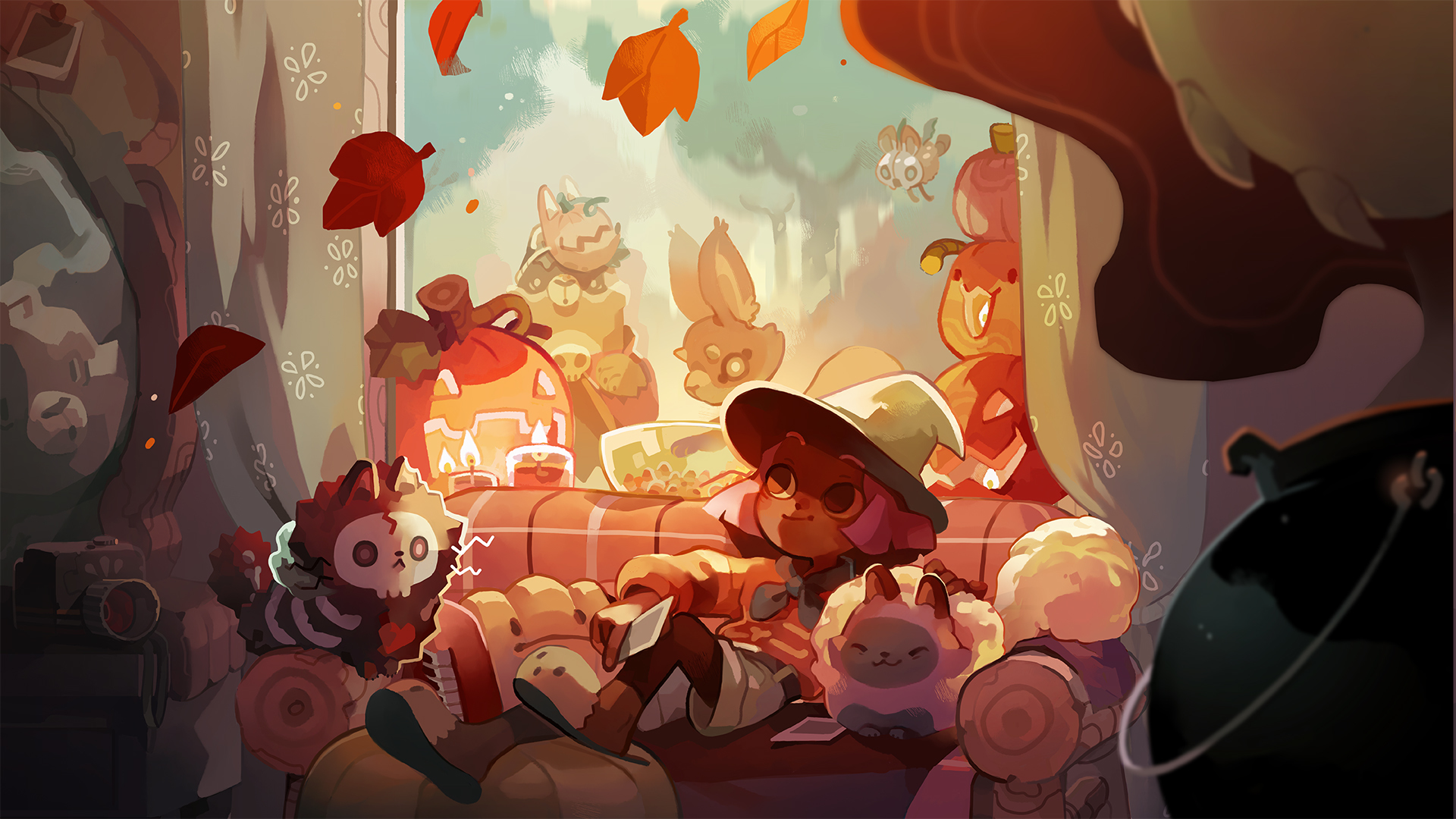 Cozy Grove lance sa mise à jour automnale