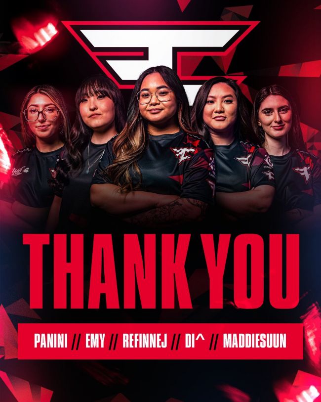 FaZe Clan publie l’ensemble de son roster Game Changers - Valorant ...