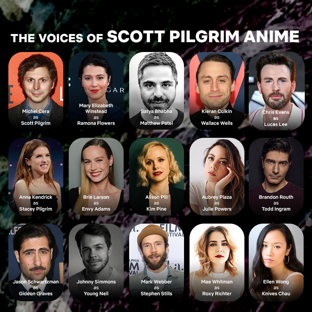 Scott Pilgrim The Anime cast ramène des tonnes de membres de la ...