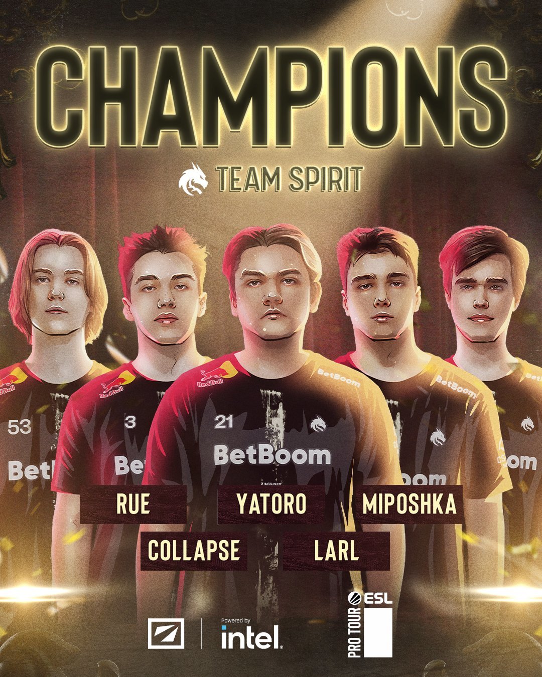 Team Spirit est le champion de la saison 25 de la DreamLeague - Dota 2 ...