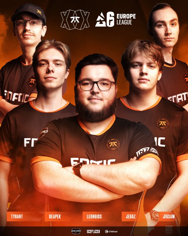 Fnatic acquiert une nouvelle équipe Rainbow Six: Siege