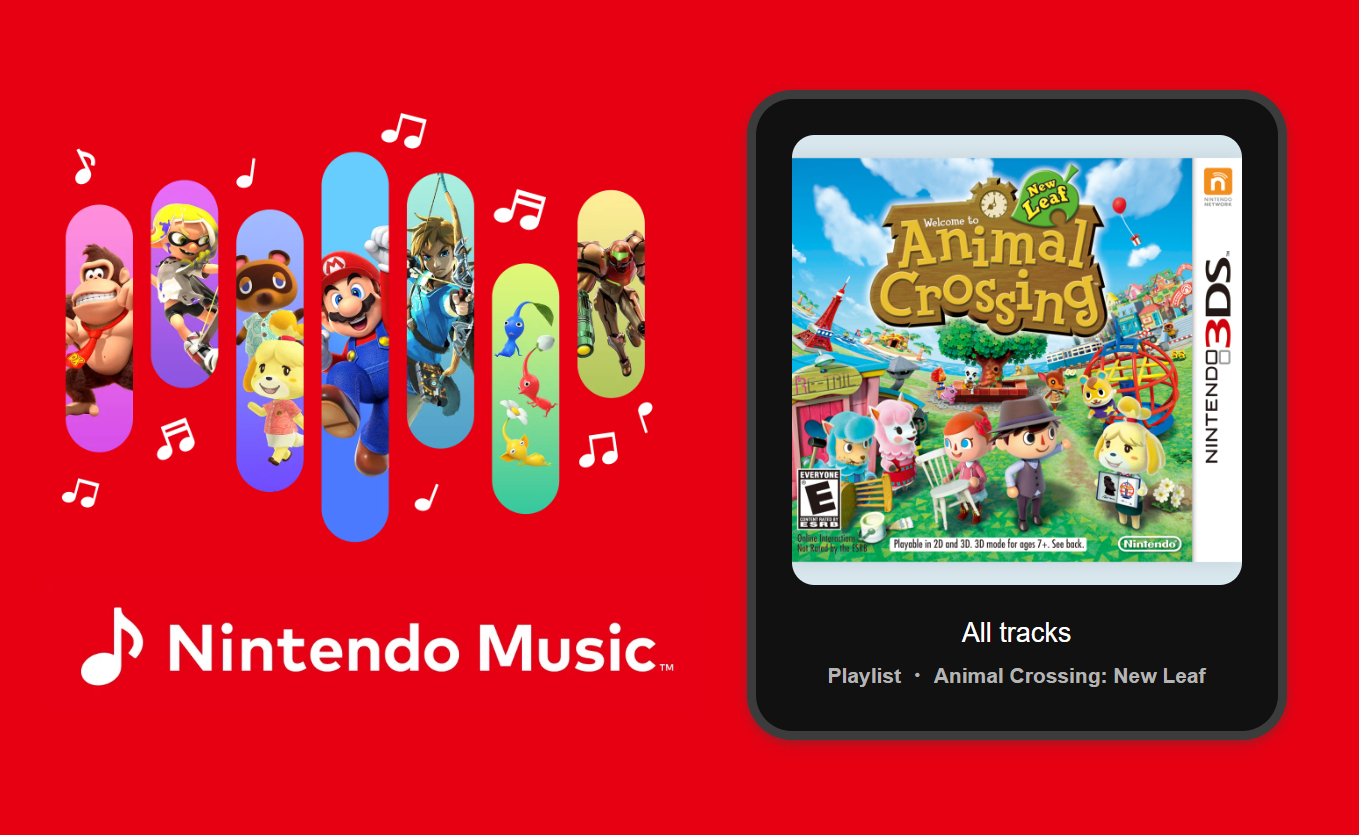 La bande originale de Animal Crossing: New Leaf est désormais ...