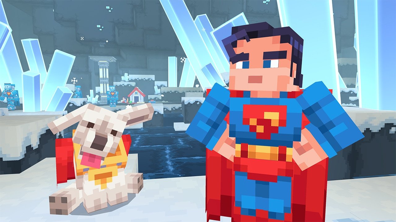 Superman sauve Minecraft dans le nouveau DLC