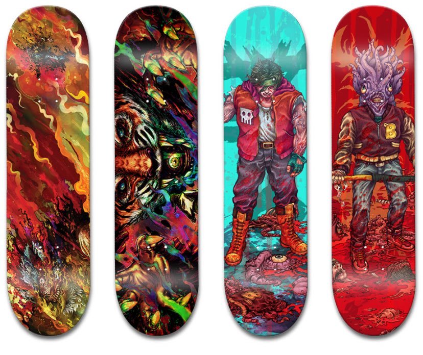 Hotline Miami a maintenant une ligne de skateboards