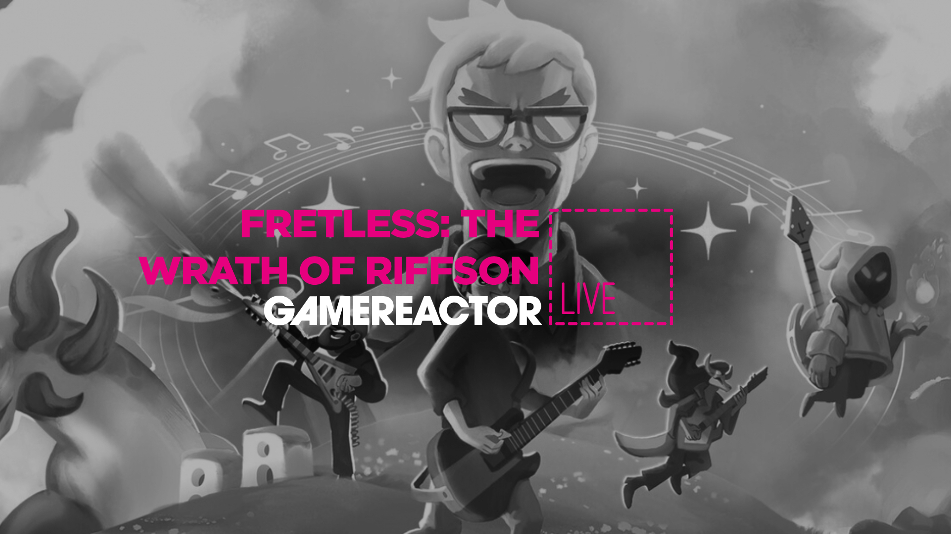 Nous jouons à Fretless dans l'émission GR Live d'aujourd'hui