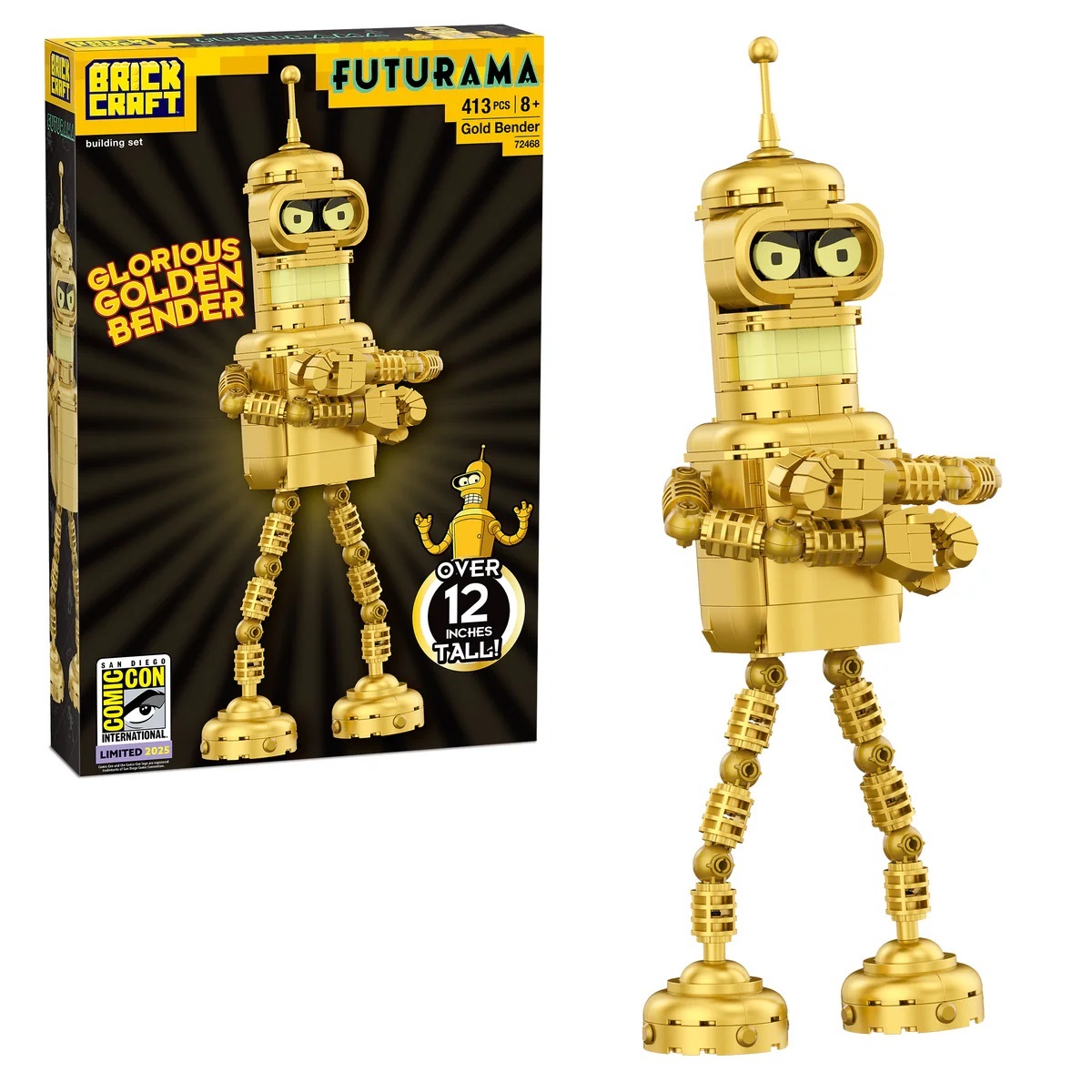 Glorious Golden Bender reçoit une figurine à construire de la part de ...