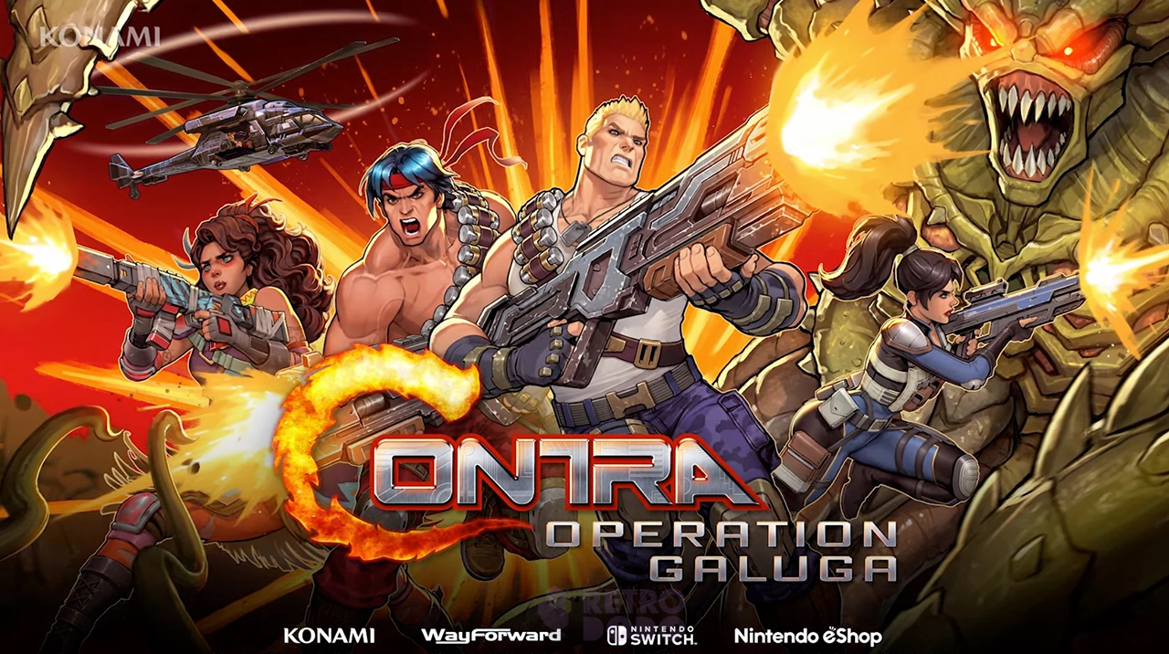 Contra: Operation Galuga Les personnages sont présentés dans une ...