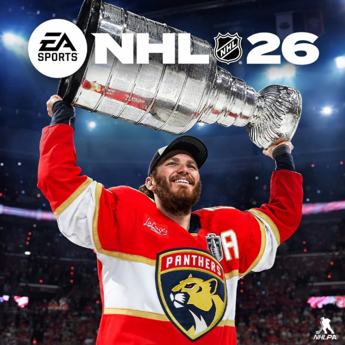 Matthew Tkachuk devient la vedette de la couverture de NHL 26