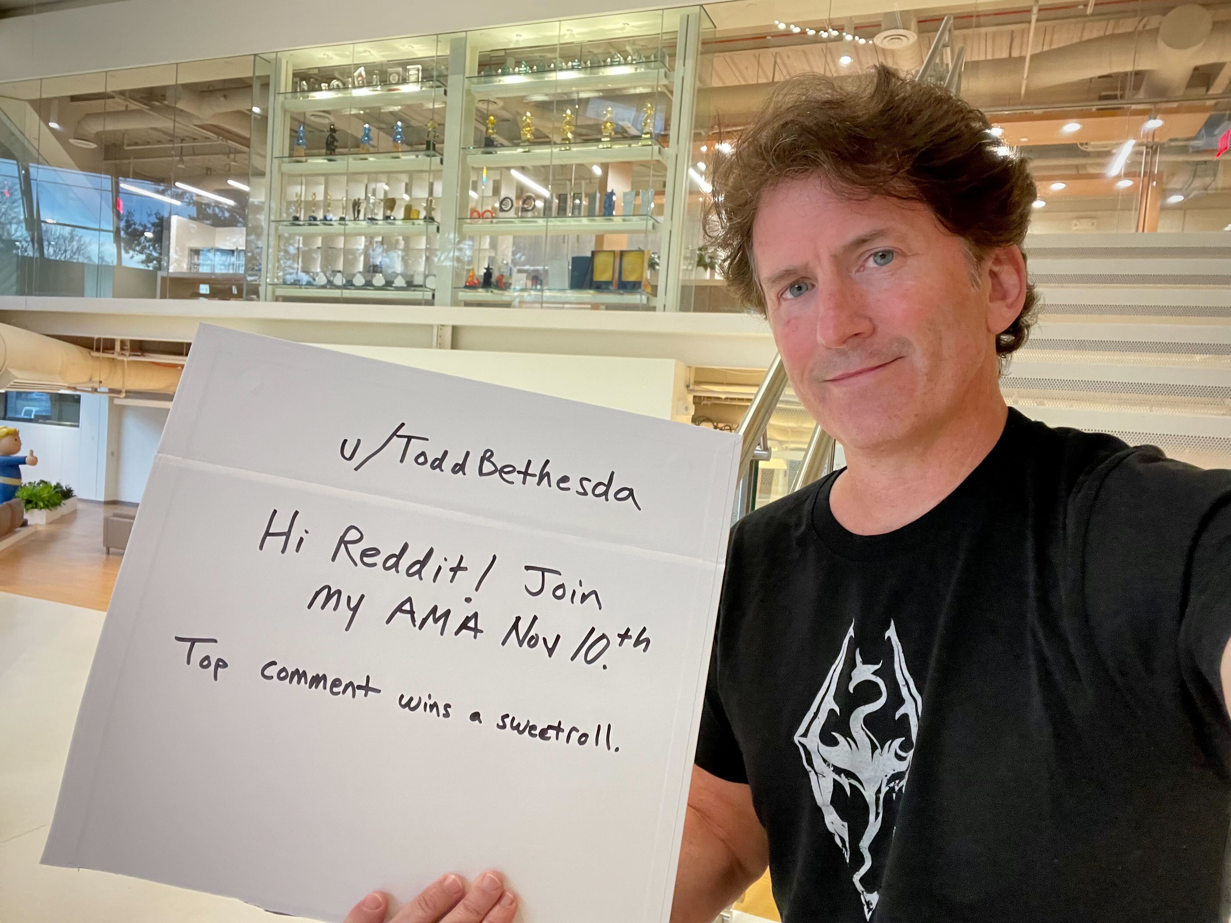Todd Howard (Bethesda/The Elder Scrolls) prévoit un Reddit AMA le 10 ...
