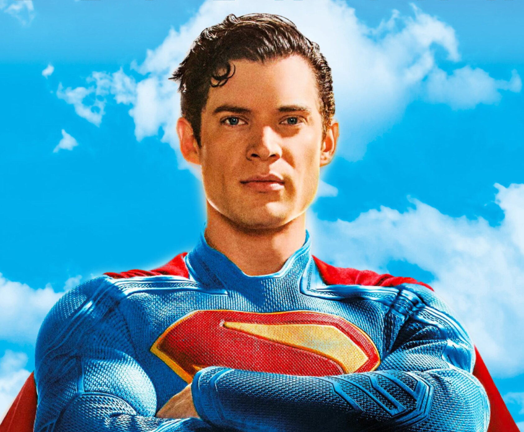 Voici Superman qui n'est pas du tout super dans la bobine de gags du film.