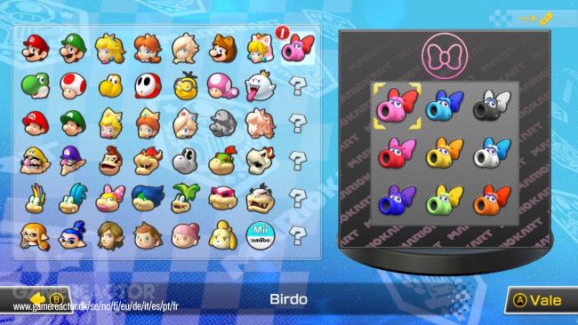 Mario Kart 8 Deluxe pour obtenir 5 nouveaux personnages supplémentaires