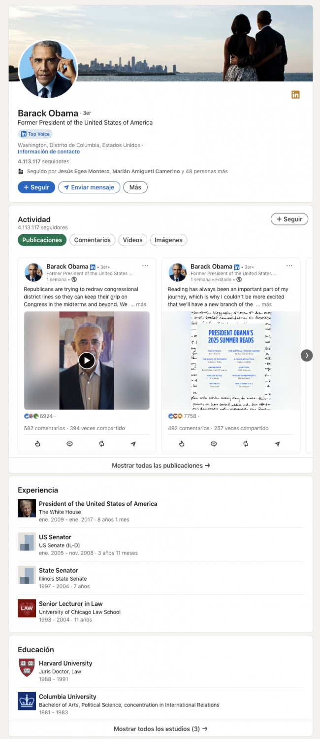 Trump reprend le LinkedIn d'Obama - - Gamereactor
