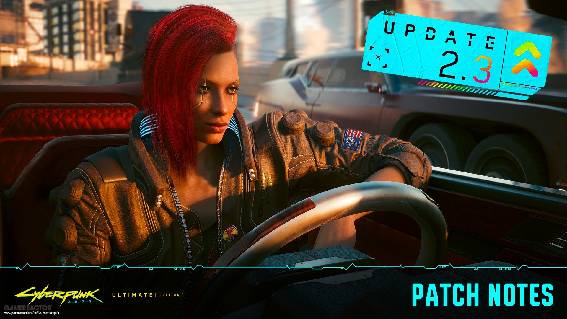 CD Projekt RED annonce que la mise à jour 2.3 pour Cyberpunk 2077 sera publiée demain.