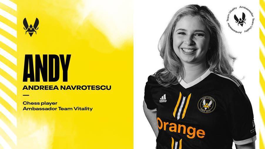 La joueuse d'échecs Andreea « Andy » Navrotescu devient ambassadrice de ...