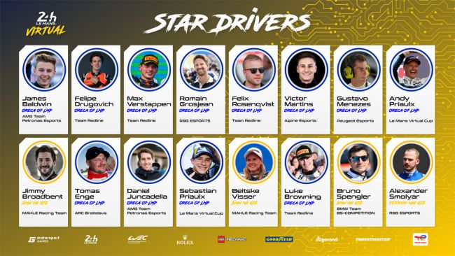 La liste des pilotes vedettes Le Mans Virtual dévoilée - - Gamereactor