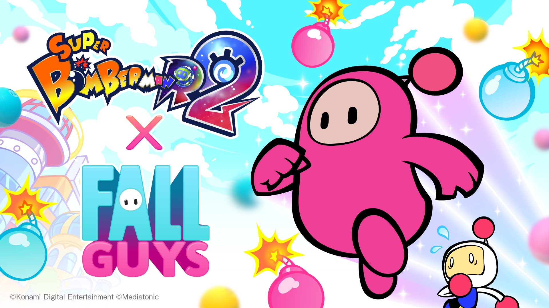 Fall Guys et Bomberman font équipe - Super Bomberman R 2 - Gamereactor