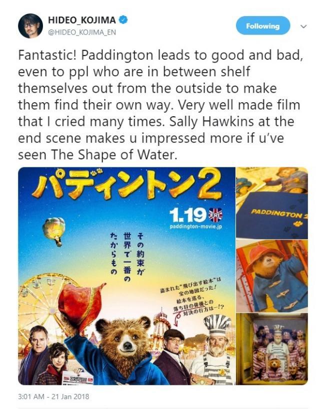 Hideo Kojima dévoile ses 20 films préférés - - Gamereactor