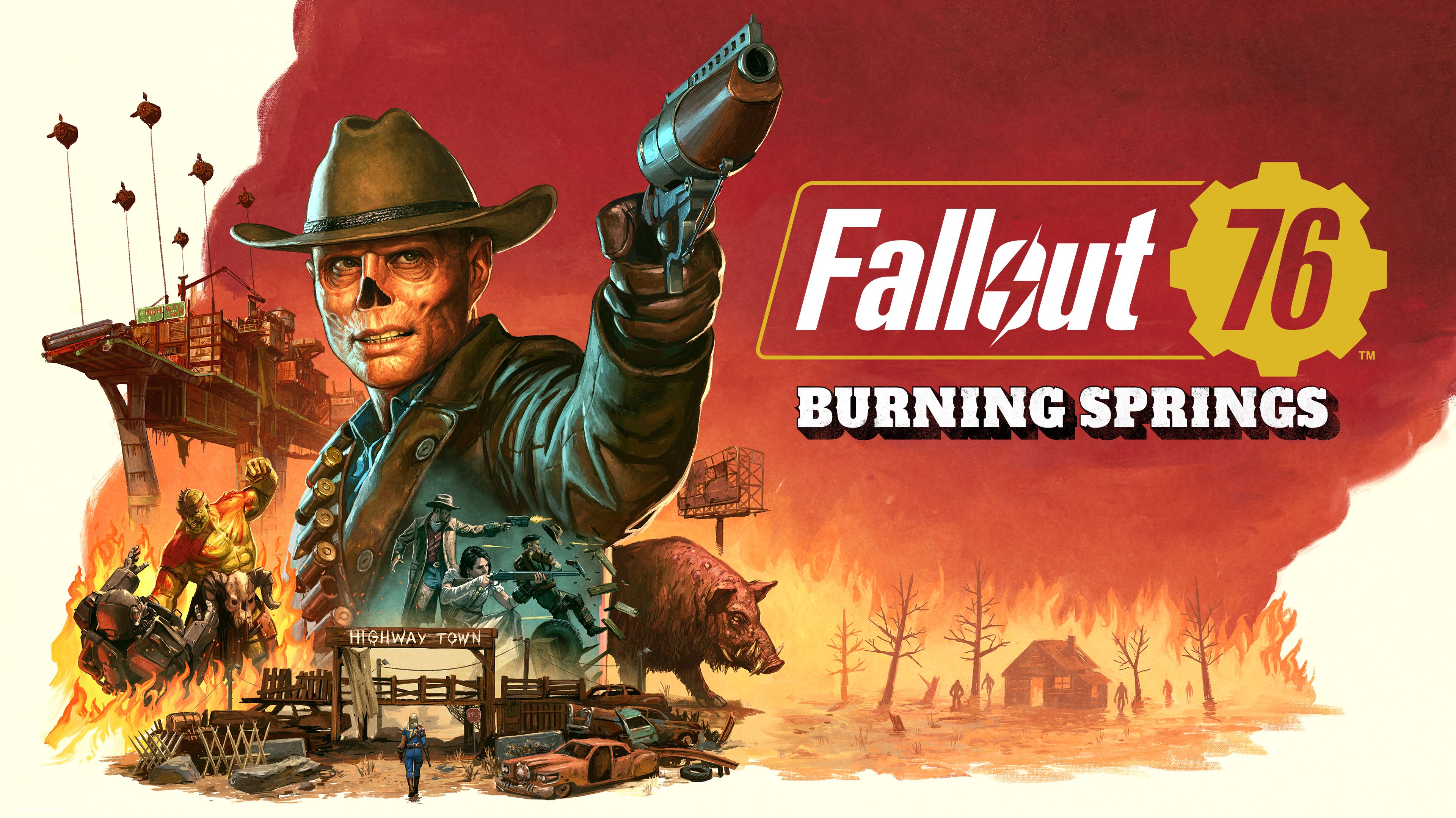 Fallout 76 dévoile la prochaine extension, Burning Springs