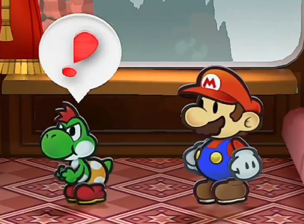 Voici à quoi ressemble Yoshi dans le remake de Paper Mario 2. - Paper Mario 2: The Thousand Year ...