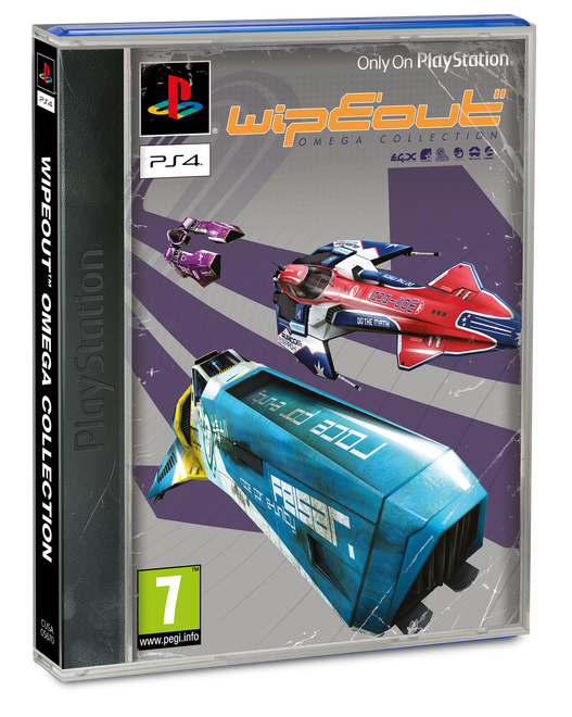 Une jaquette old school pour Wipeout Omega Collection