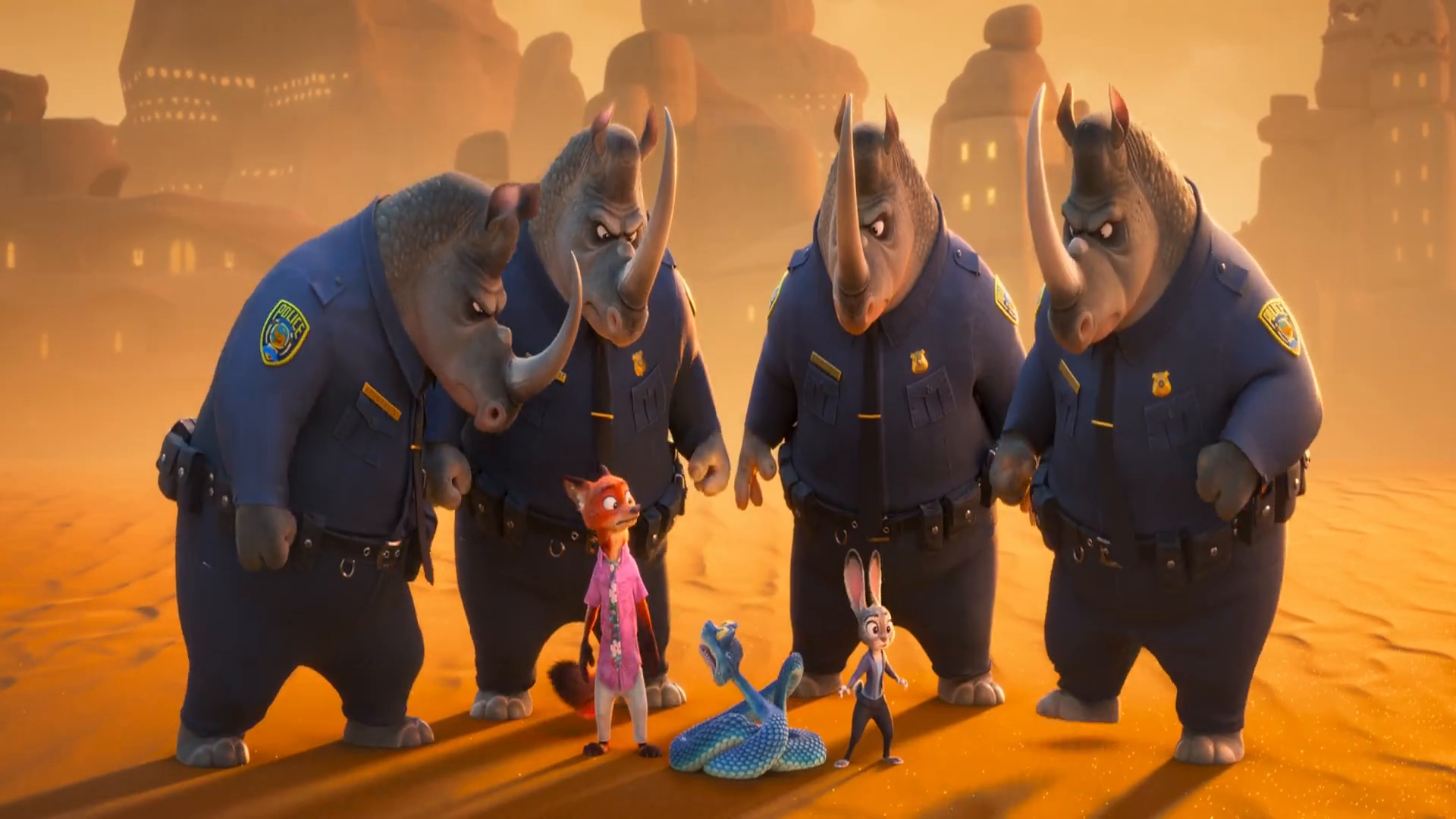 Judy et Nick s'infiltrent dans la première bande-annonce de Zootroplis ...