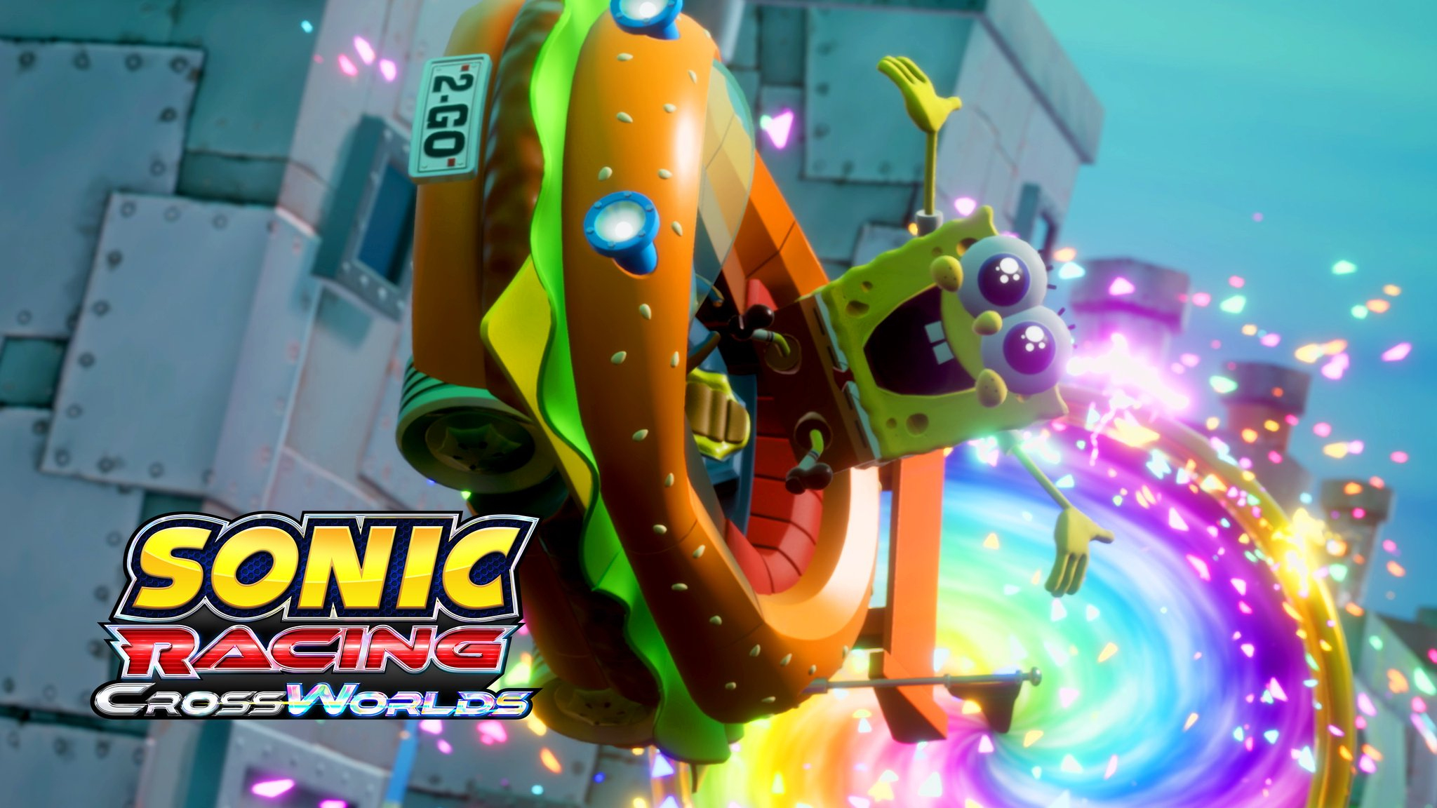 Bob l'éponge arrive à Sonic Racing: Crossworlds